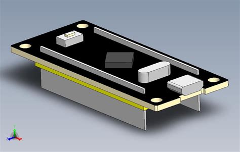 STM 黑丸微控制器 SOLIDWORKS 模型图纸免费下载 懒石网