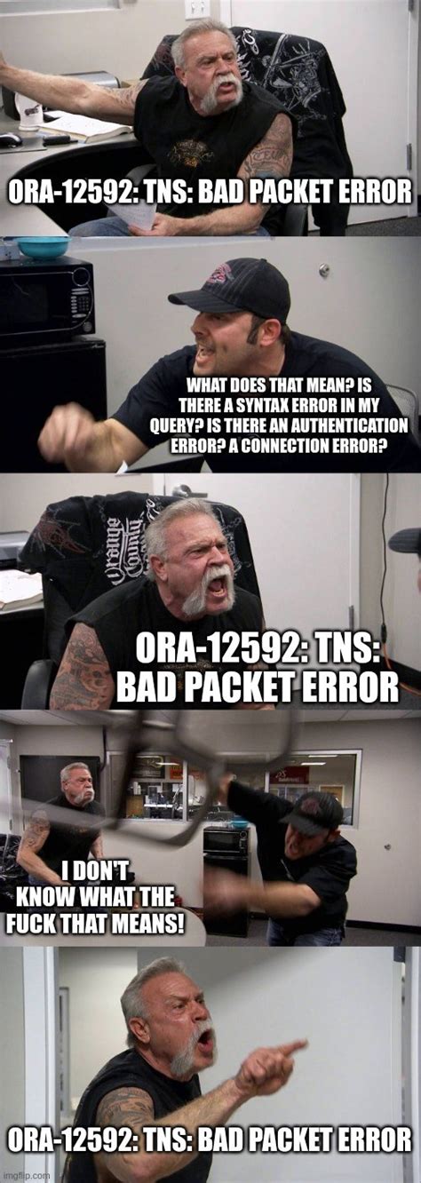 What Is The Fucking Point Of An Error Message If You Re Just Going To Make It Generic Opaque