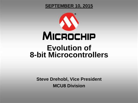 Pdf Evolution Of 8 Bit Microcontrollers Dokumentips