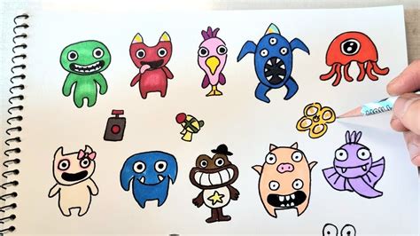 Garten Of Banban So Cute 😍 반반의유치원 귀여운 캐릭터 그리기 Youtube