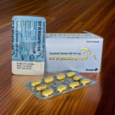 Tadalafil 60 Stardafil 60 Mg Cialis 60 Vidalista 60 Erectile