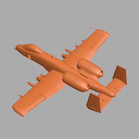 Stl File A 10 Thunderbolt Ii ⚡ ・3d Print Model To Download・cults