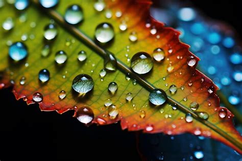 Macro Photograph Showcasing Intricate Details Of Nature Celebrating The
