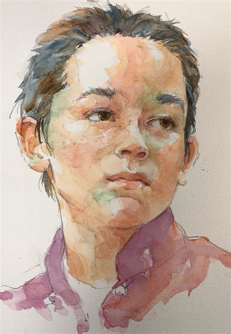 Quick Sketch Portraits — Pam Wenger Watercolors Watercolor Portraits