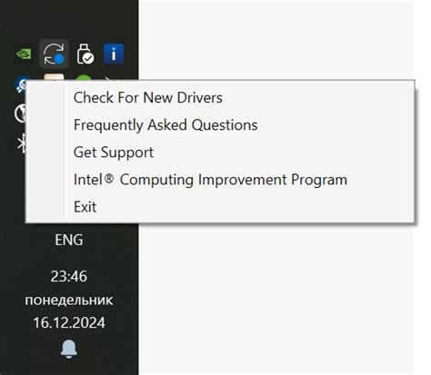 Graphics Softwares Tray Icon Context Menu Is Opened Outside Of The Screen Intel Community