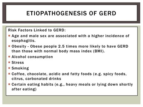 Gastrointestinaldisorderpptx Gerd Peptic Ulcer Diseases
