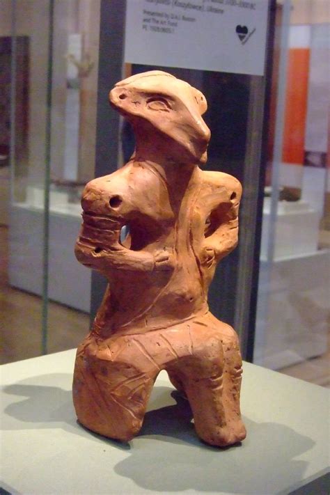 Stylized Fired Clay Human Figure Neolithic 4500 4000 Bce S Flickr