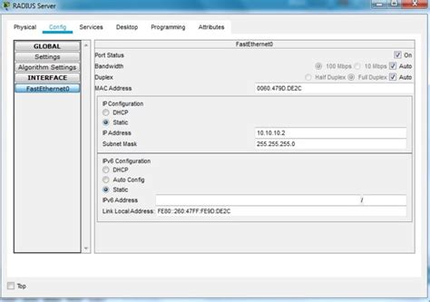 Cisco Radius Server Configuration On Packet Tracer ⋆