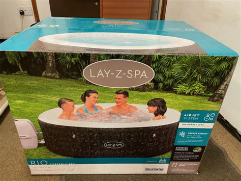 Lay Z Spa Rio Lazy Spa Rio People Hot Tub Jacuzzi Brand New In Box