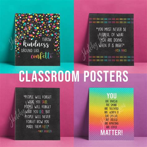 Classroom Posted Printable Classroom Posters Class Poster Downloads