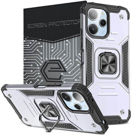 ETUI EXOGUARD QRING SZKŁO XIAOMI REDMI 12 PANCERNE CASE OBUDOWA FUTERAŁ RING EXOGUARD