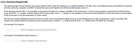 Oauth 10 Request Signature Invalid Generating The Signature Base