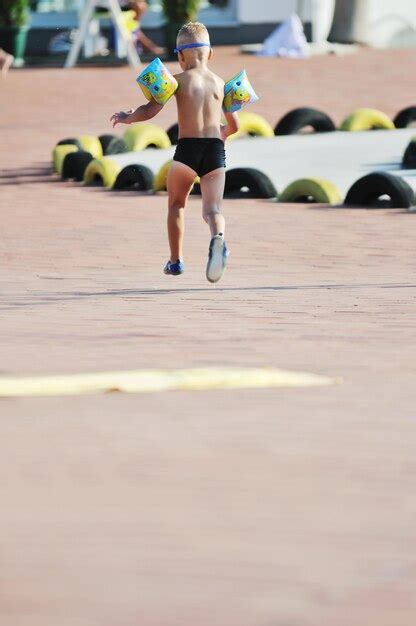 Premium Photo Swimming Pool Fun