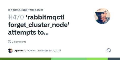 Rabbitmqctl Forgetclusternode Attempts To Impersonate Reachable