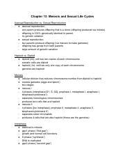 Meiosis And Sexual Life Cycles A Comprehensive Study On Course Hero