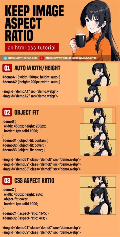 Ways To Keep Image Aspect Ratio In HTML CSS