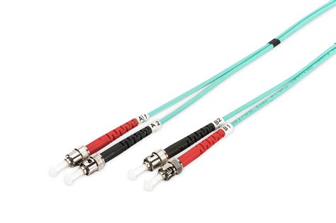 DIGITUS By ASSMANN Shop Fiber Optic Multimode Patch Cord OM 3 ST ST