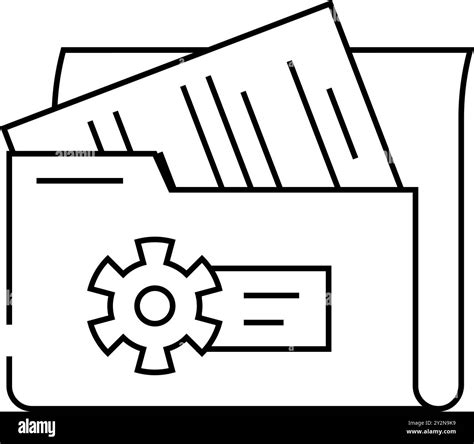 System Documentation Analyst Line Icon Vector Illustration Stock Vector Image And Art Alamy