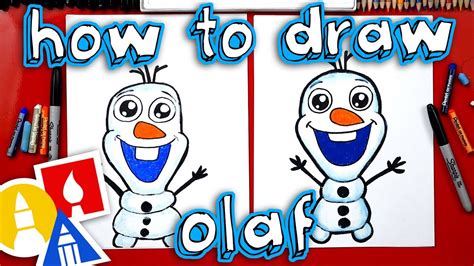 How To Draw Olaf From Disney Frozen YouTube
