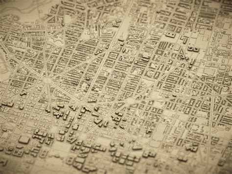 paper style maps in unity points of interest