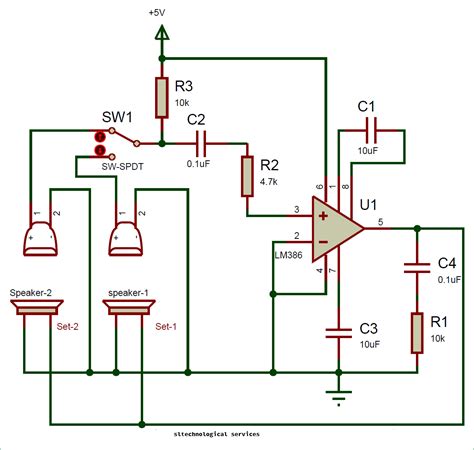 aircraft intercom circuit diagram intercom simple circuit di