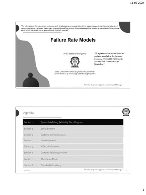 Module 6 System Reliability Models Pdf