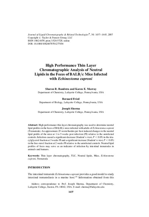 Pdf High Performance Thin Layer Chromatographic Analysis Of Psoralen In Marketed Formulations