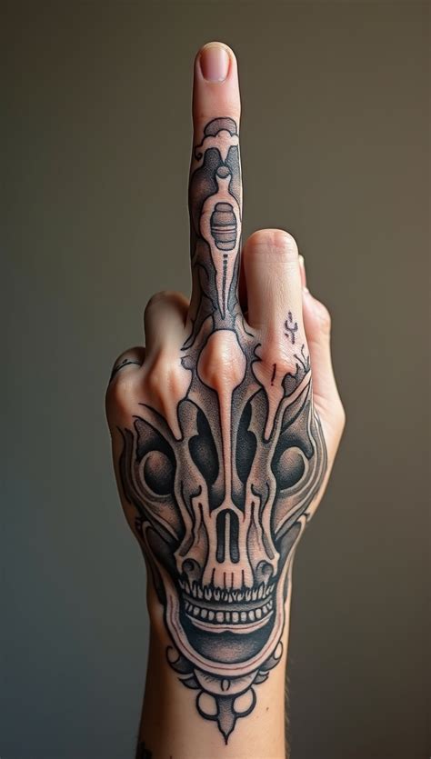 Middle Finger Tattoo A Deep Dive Into Meaning Styles And Cultural