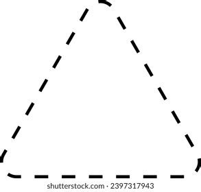 Dash Line Shapes Dashed Outline Design Stock Vector Royalty Free 2397317943 Shutterstock