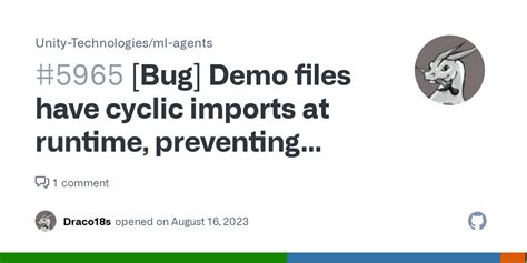 Bug Demo Files Have Cyclic Imports At Runtime Preventing Recording