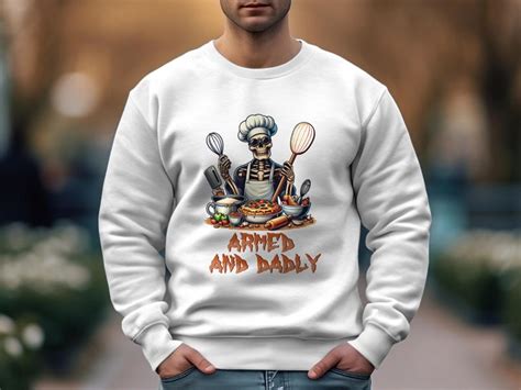 Armed And Dadly Png Fathers Day Png Dad Joke Png Funny Dad Png Vintage Armed And Dadly Dad
