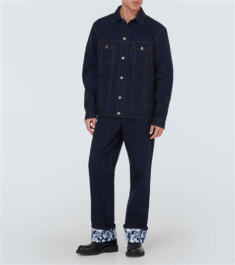 블루 데님 재킷 Burberry Mytheresa