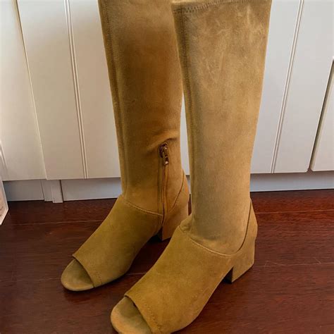 Nib 3 1 Phillip Lim Cube Open Toe Oak Tall Suede Depop