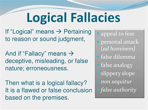 Logic And Argument Unit Ppt Download