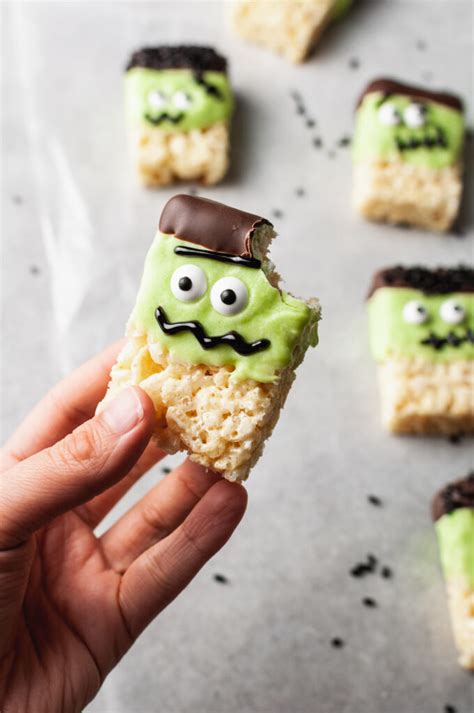 Frankenstein Rice Krispie Recipe Made It Ate It Loved It