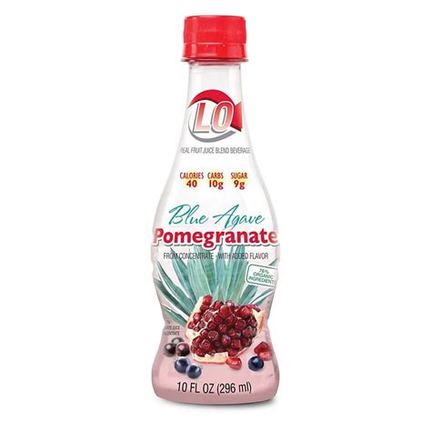 Lo Blue Agave Pomegranate Fruit Beverage Shop Juice At H E B