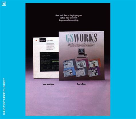 What Is The Apple Iigs Productivity Applications Appleworks Gs