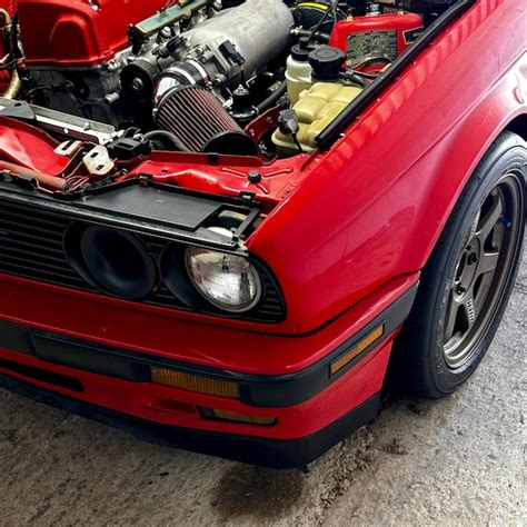 Bmw E30 Headlight Cold Air Intake 3 Series Facelift Front High Beam