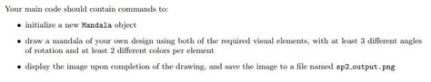 Solved Python Programming Digital Mandala A Mandala Is A