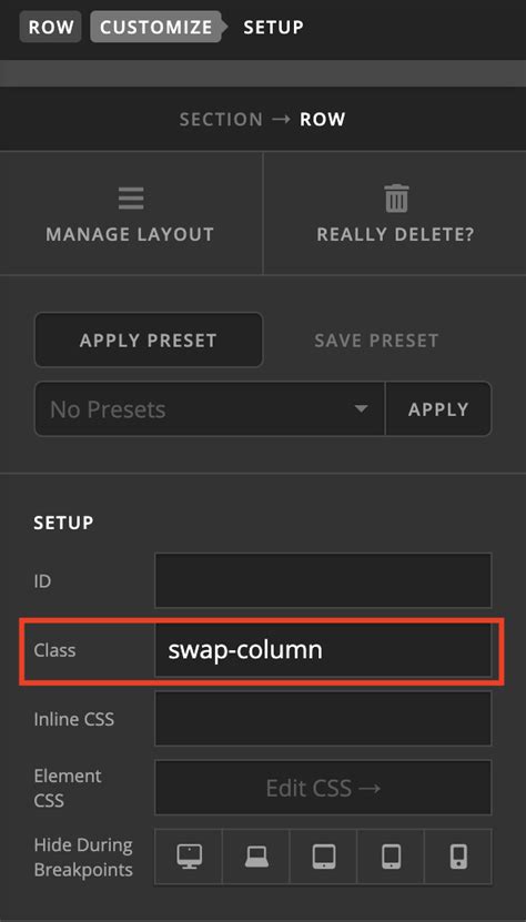 Flip Column Mobile Support Themeco Forum