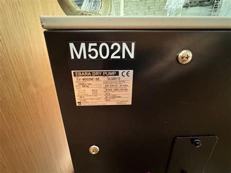 Refurbished Ebara Ev M502n Dry Vacuum Pump For Sale At Tara Semicon