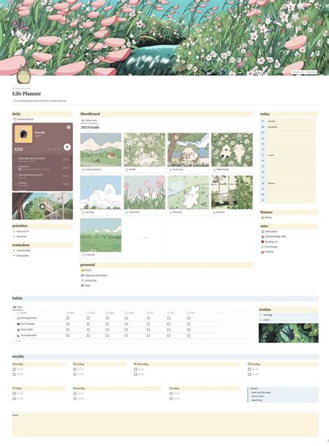 Notion Template Notions Templates Crafts