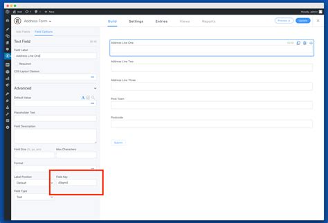 formidable forms address validation integration documentation ideal