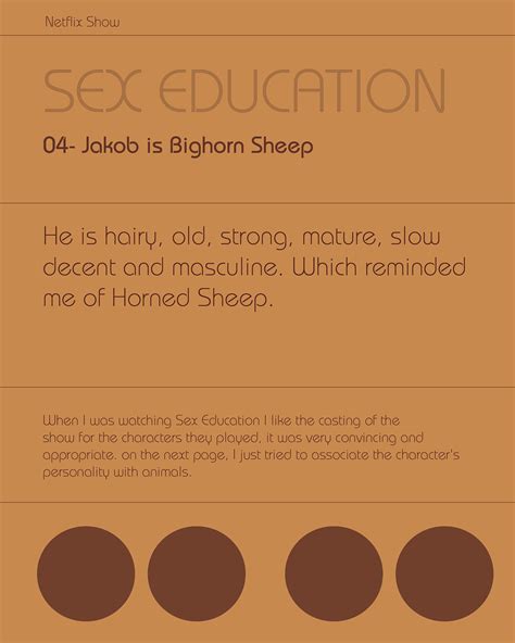 Sex Education Show Analysis On Behance Sex Education Show Analysis On Behance