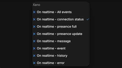 Intro To Xano Realtime Documentation