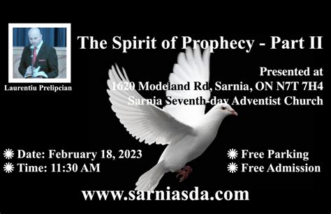 The Spirit Of Prophecy Part Ii Sarnia Seventh Day Adventist Church