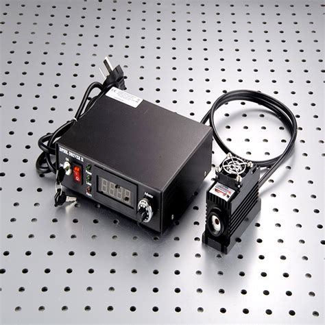 Collimated Gaussian Beam 405nm Solid State Laser Source With Tec Cooled Analog Ttl Modulation