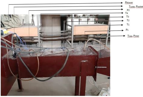 Experimental Setup Showing Points Of Measurements On The Experimental Rig Download Scientific