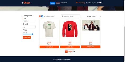 Github Bennybach1002eshop Fullstack Reactfirebase Ecommerce