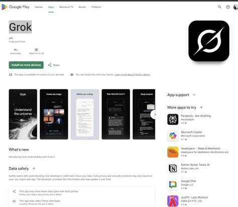 Xais Grok App On Android Now Available